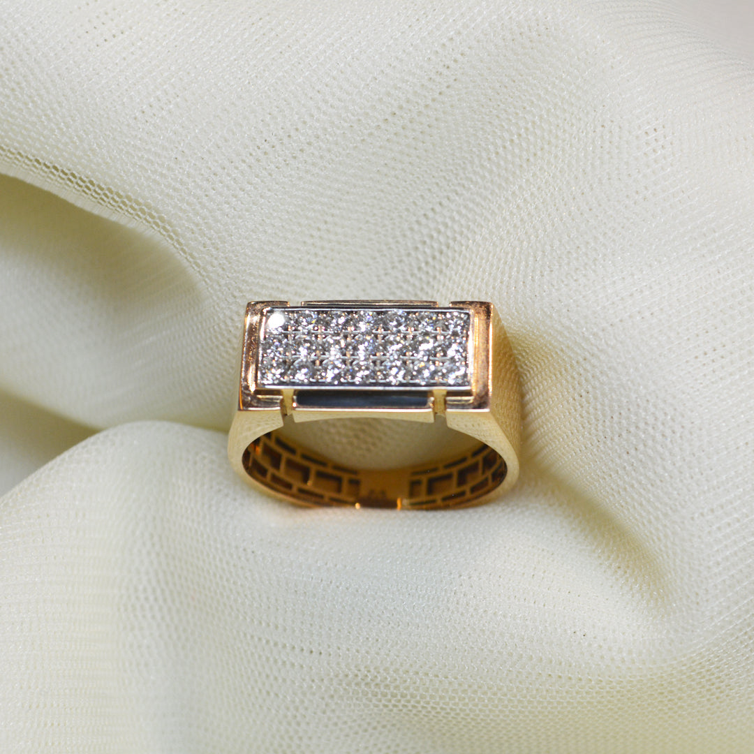 Real Diamond Ring for Men | Buy Wedding Gold Ring for Male | Zivar ...